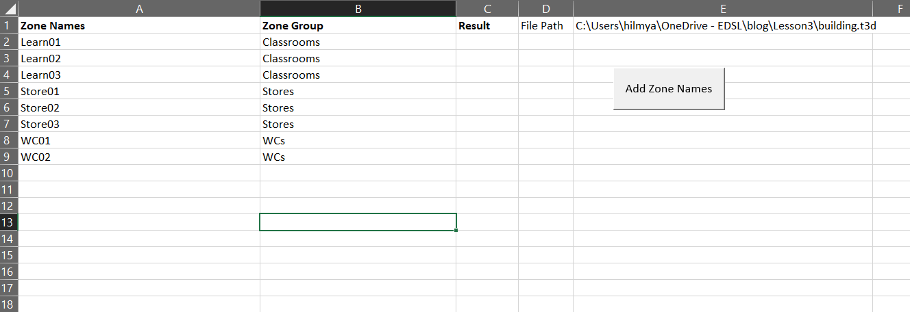 Learn to Code with Tas and Excel Lesson 3 - Tas3D Zone Writer pt 2 – EDSL